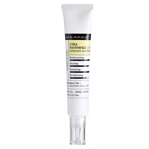 DERMA FACTORY Успокаивающая сыворотка для лица Cera-Pantenol Intensive Ampoule, 1 шт.