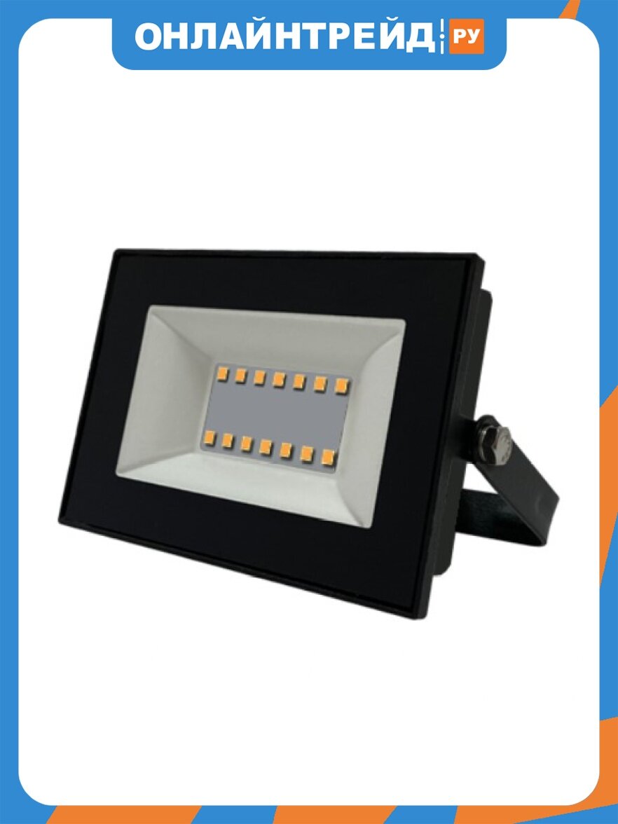 Прожектор Foton Lighting FL-LED Light-PAD 20W Black 2700К 2000Лм 20Вт AC220-240В (130г)