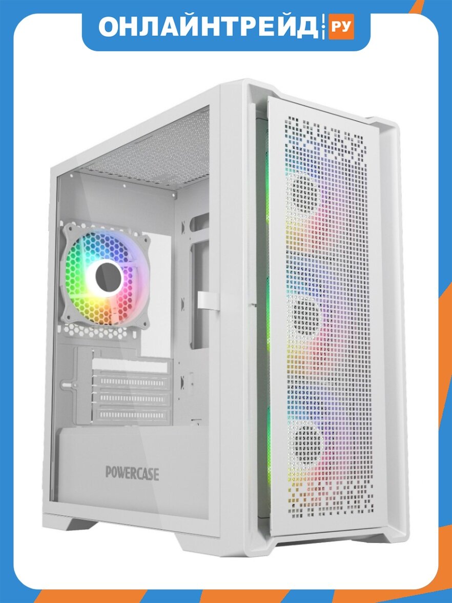 Корпус Powercase ByteFlow Micro, белый (CAMBFW-A4)