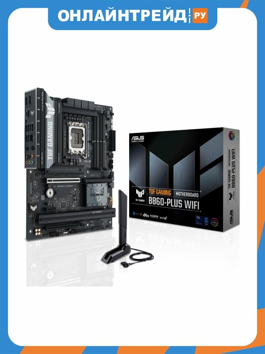 Материнская плата Asus TUF GAMING B860-PLUS WIFI (LGA1851, ATX)