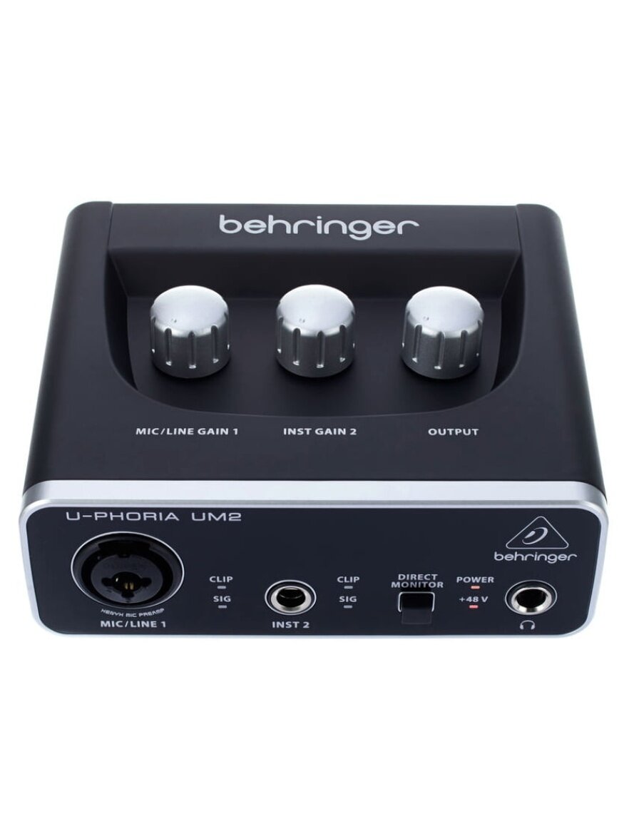 Аудиоинтерфейс Behringer UM2 — фото 1
