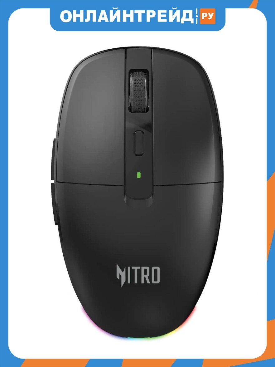 Мышь Acer Nitro OMR400 silent оптическая беспроводная BT/Radio черный