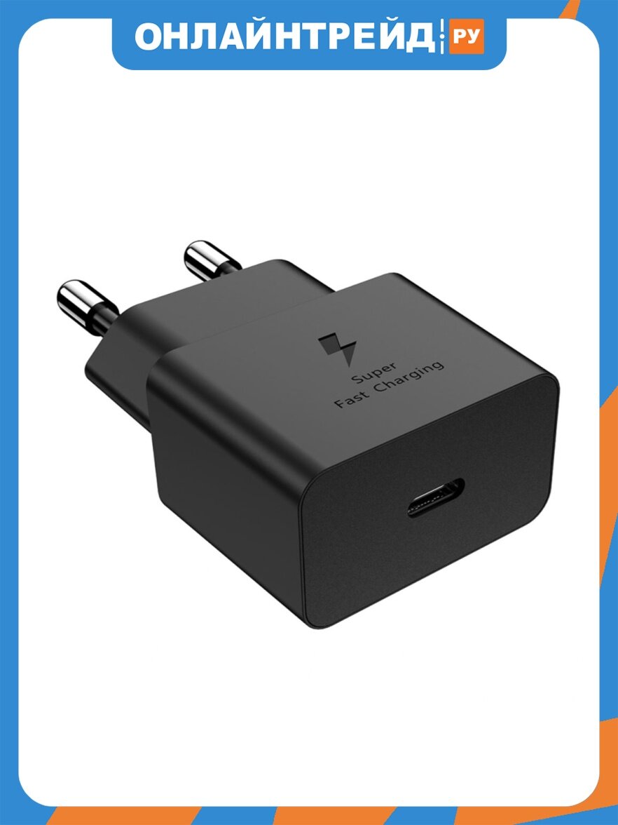 Сетевое зарядное устройство Deppa 25Вт, USB-C, PD 3.0, GaN, черный (11492)