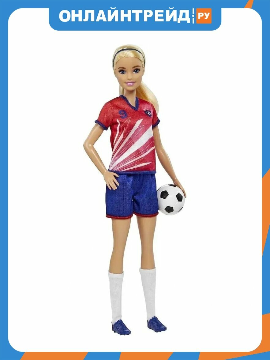 Кукла Barbie HCN17 Футболист, серия You Can Be Anything