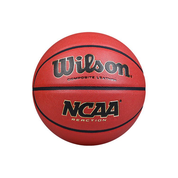 Баскетбольный мяч Wilson NCAA Collection 2014601 Pu Brick Red Standard Size 7 Competition Grade Ball Training Unisex