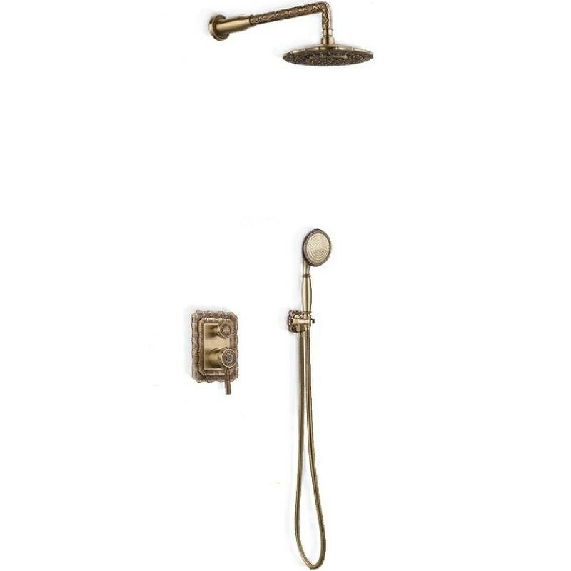 Душевая система Bronze de Luxe Виндзор 10138DF Бронза