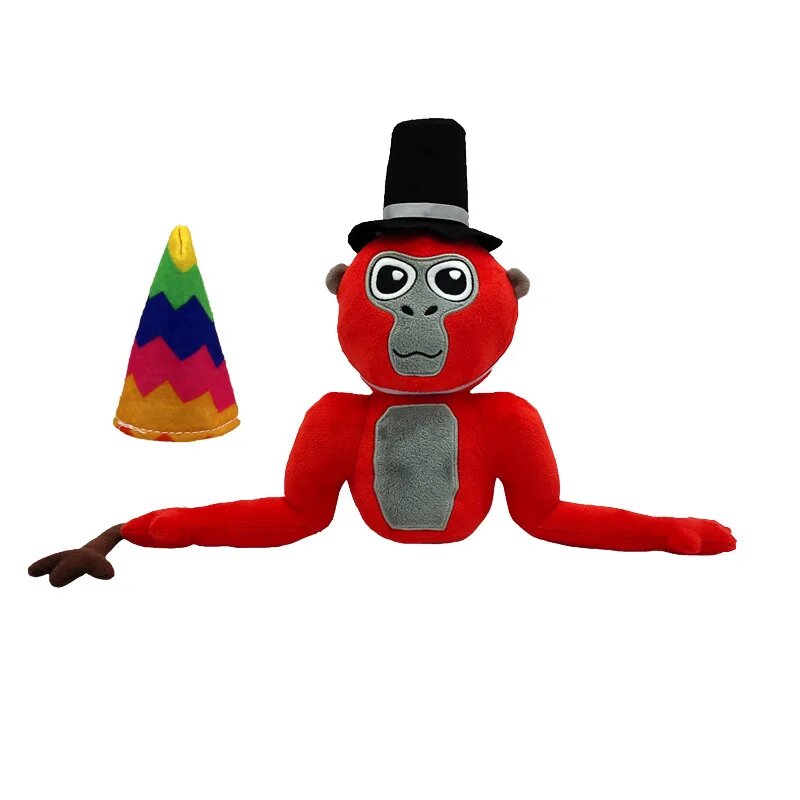 Gorilla Tag плюшевая игрушка 28 см Red