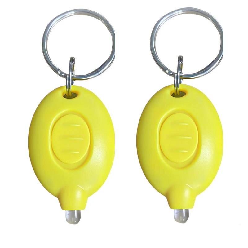 Мини-фонарик LED белый свет 2 шт 2PCS Yellow