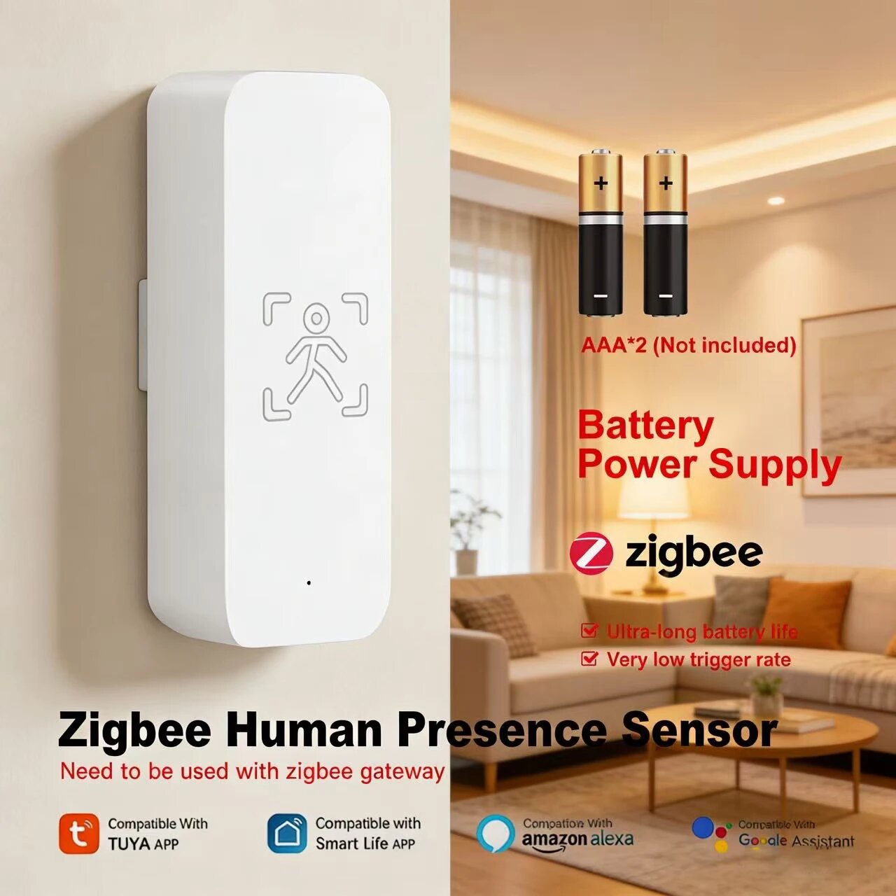 Датчик присутствия человека iHseno Zigbee — фото 1