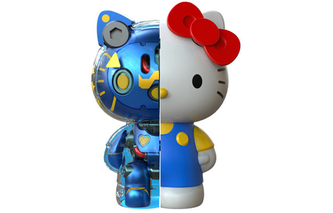 Коллекционные фигурки унисекс LAMTOYS MECHA Semi Mechanical Hello Kitty Collection, Generation 1, Single Blind Box