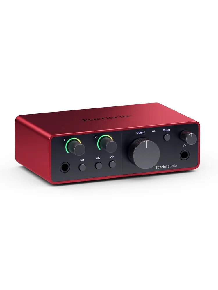 Аудиоинтерфейс Focusrite Scarlett Solo 4rd Gen — фото 1
