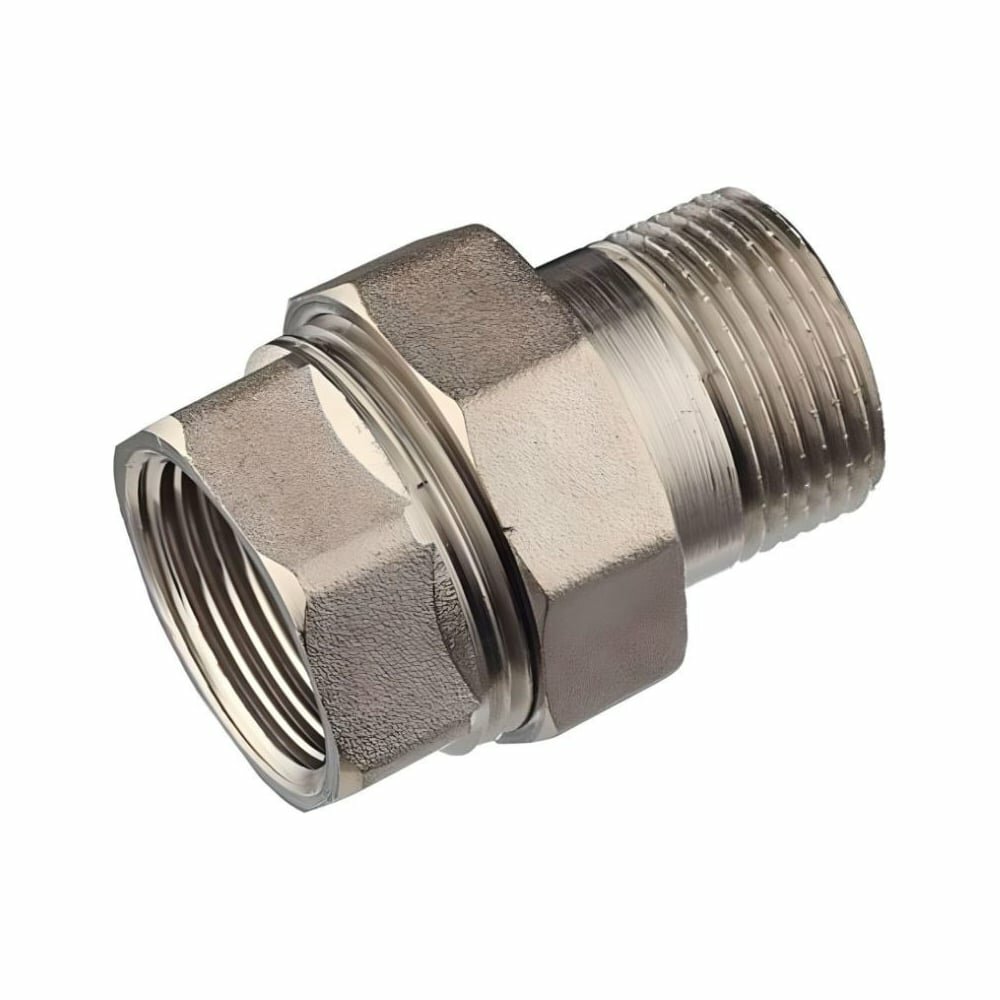Американка конусная никелированная ViEiR 1/2 гайка × 1/2 штуцер для бытовых водопроводных подключений HJKN33