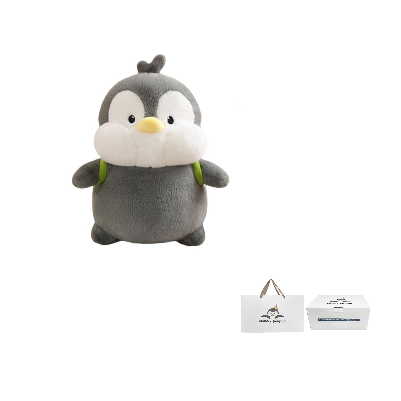 Игрушка-антистресс унисекс PANGQIE Penguin, 35CM EU, Gray Penguin — Turtle Backpack