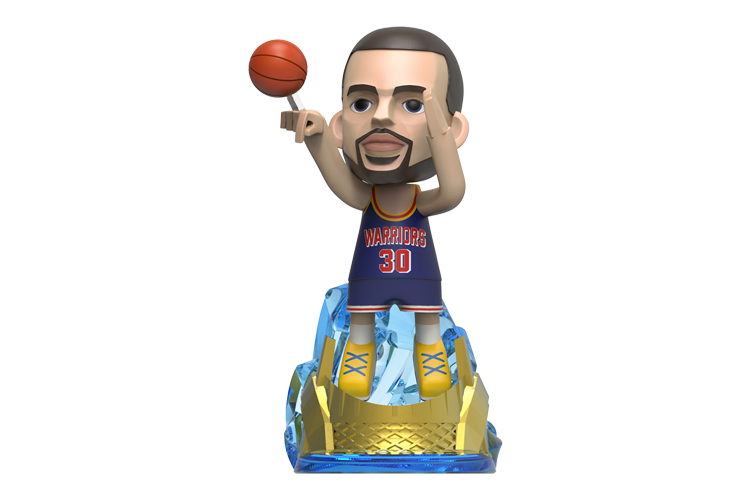 Фигурка игрока НБА унисекс AcePlayer x NBA Gold Lineage, Golden State Warriors Collection Splash Brothers, (hidden) Curry