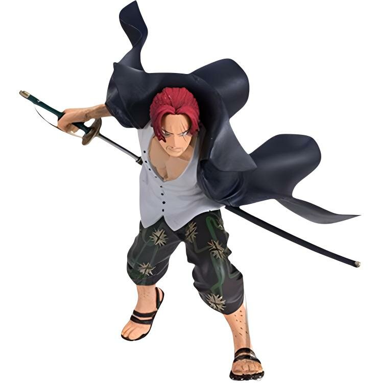 Фигурка унисекс BANPRESTO Shanks Factory Swordmen Красные Волосы One Piece, 12 см