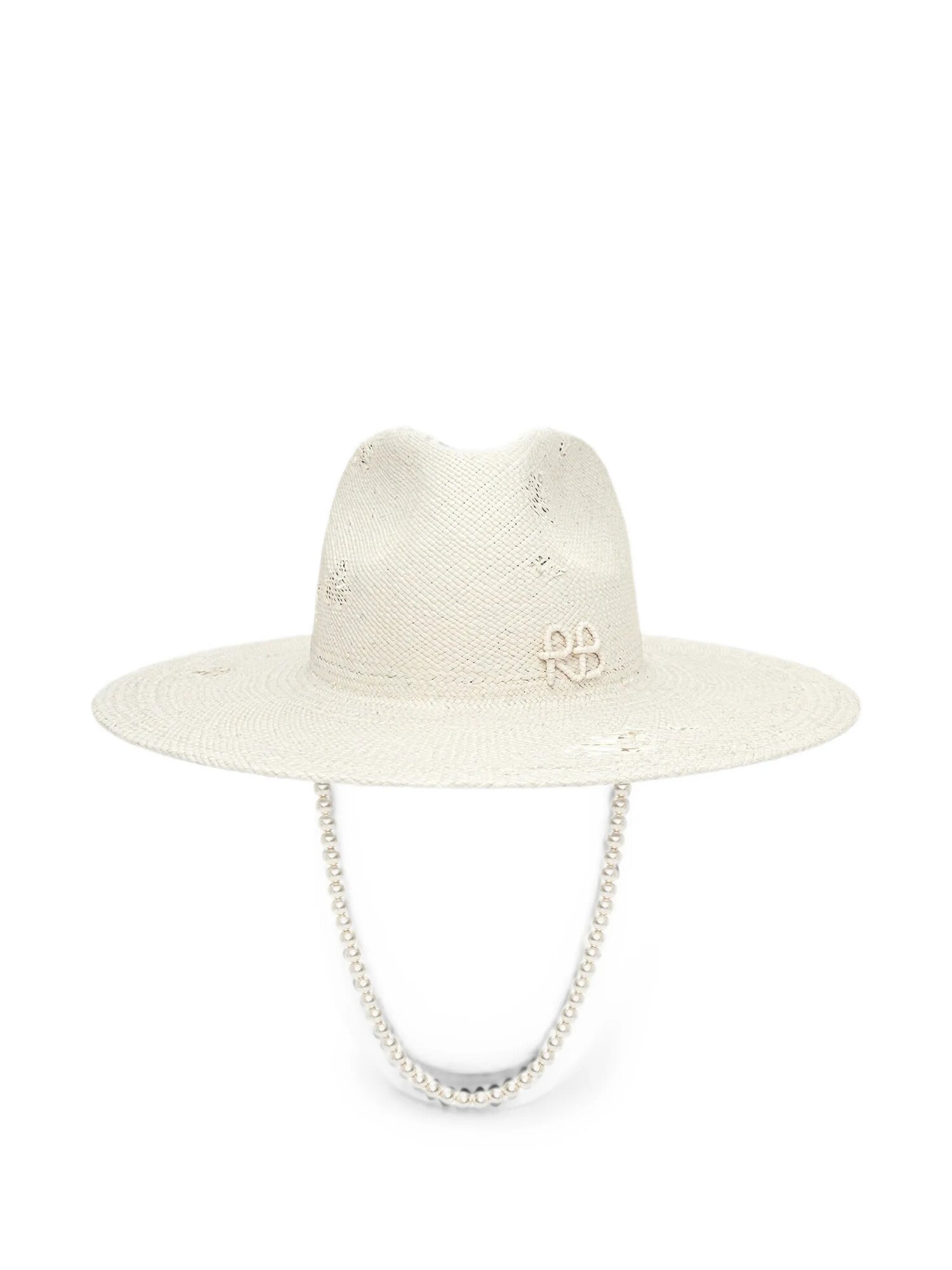 Шапка Pearl-embellished distressed fedora hat для мальчиков