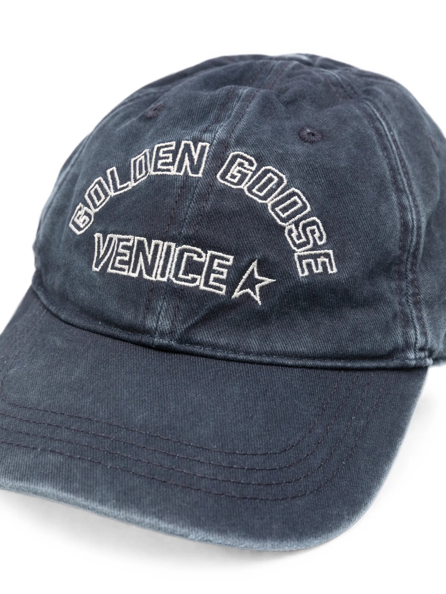 Кепка Golden Goose Six-panel logo-embroidered baseball cap для девочек, размер OneSize — фото 1