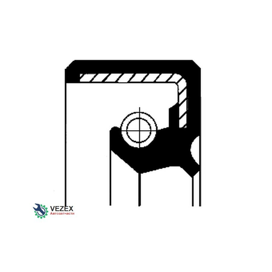 CORTECO 01025509B Сальник рулевой рейки