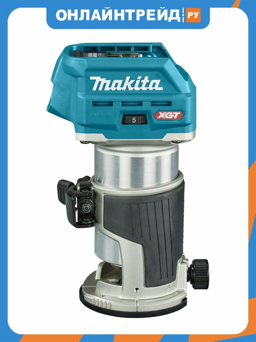 Аккумуляторный кромочный фрезер Makita RT001GZ19 XGT