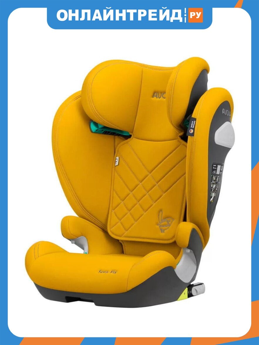 Автокресло Avova Sora Fix группа 2/3 Beach Yellow желтый