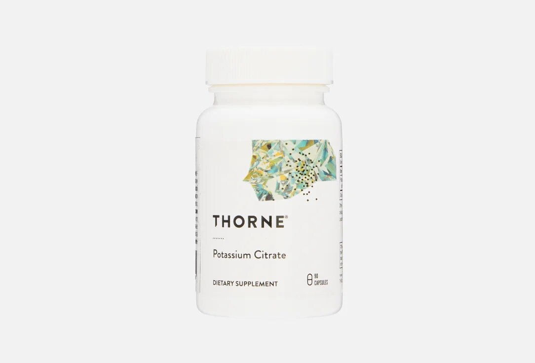 Thorne 99 мг в капсулах Цитрат калия 90 шт