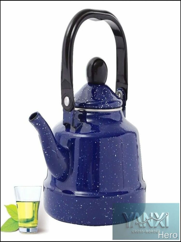 Эмалированный чайник YANXI 2.5 л, пятислойная глазурь, прочный и долговечный, для дома и кухни — фото 1