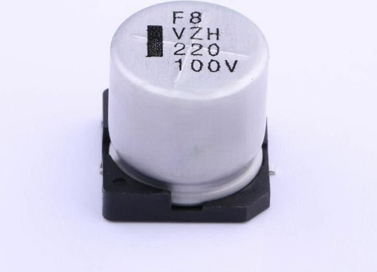 Конденсатор электролитический LELON VZH221M2ATR-1616 -45 град. C +105 град. C 5000hrs@105 град. C 220uF 100V SMD, D16xL16.5mm, 1 шт