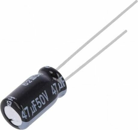 PANASONIC EEUFR1H470 Конденсатор электролитический 47uF 50V 6,3x11,2мм P2,5, 1шт