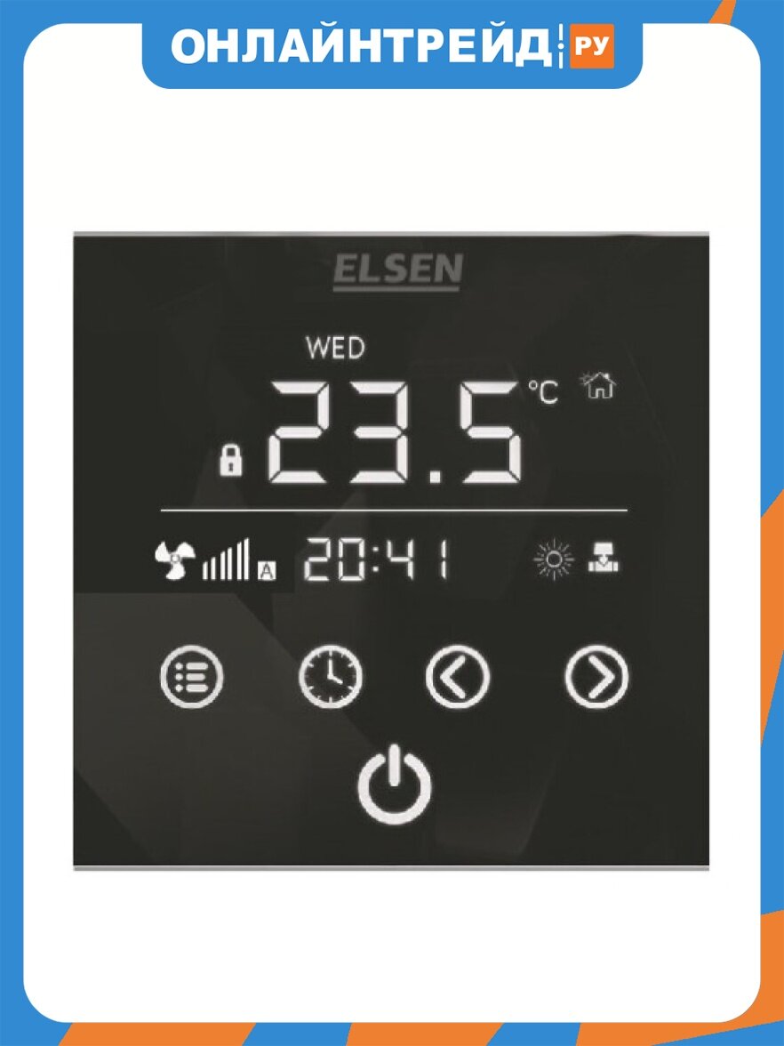 Терморегулятор Elsen EKA.01.02B, чёрный