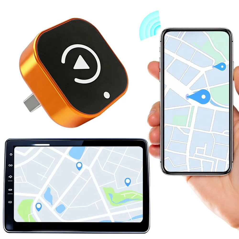 Беспроводной адаптер CarPlay и Android Auto для автомобиля, USB-подключение