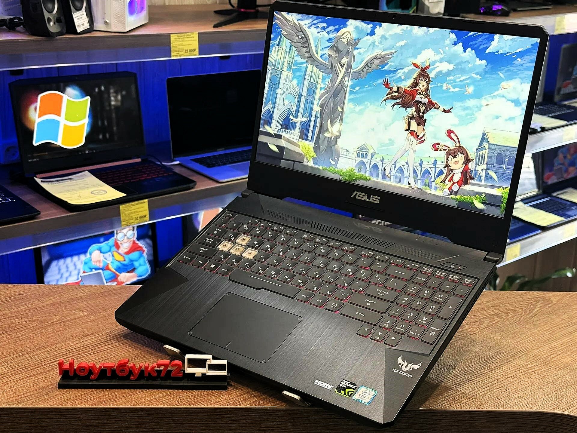 Ноутбук Asus Tuf Gaming /i5-8300H/GTX 1060(6GB)/16/512/Windows 10 PRO