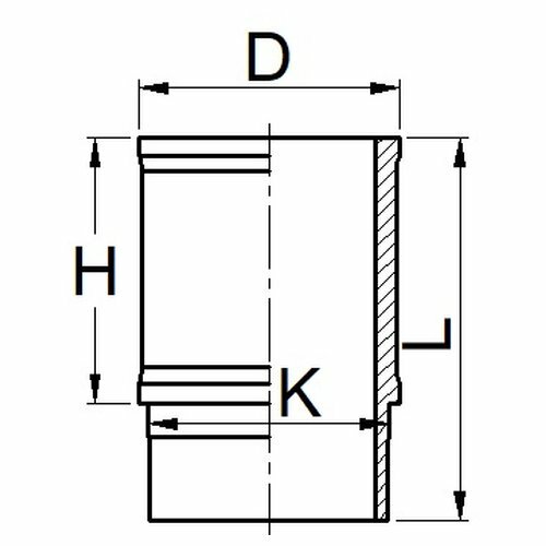 Гильза цилиндра 70 std 104-205 xv 3, xw 5 039wn01 88651110 Yenmak 5105870000