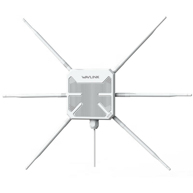 Wavlink HD9S AX3000 наружный маршрутизатор WiFi 6 Gigabit высокомощный 6-антенный наружный AP для парков кампусов