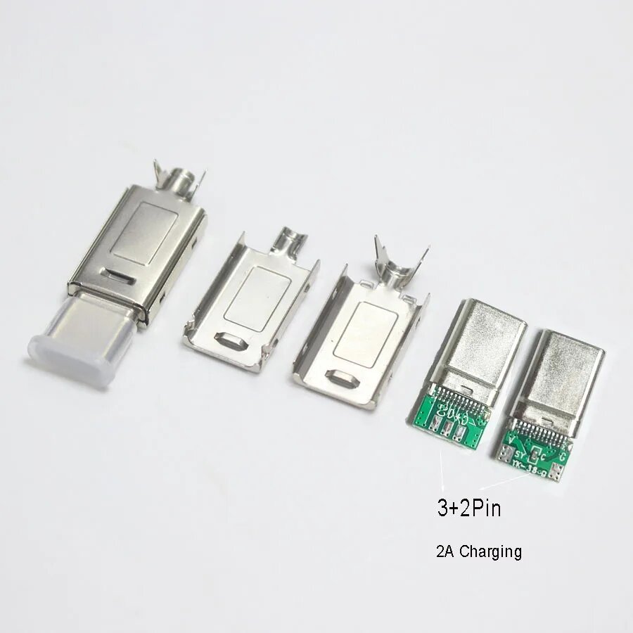 Type-C разъем 3+2Pin 2A для зарядки