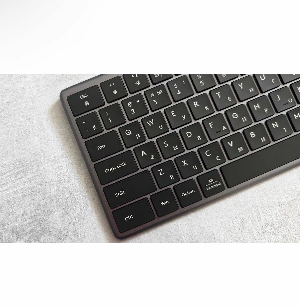Беспроводная ультратонкая полноразмерная клавиатура xGhost Blade, цвет Space Grey