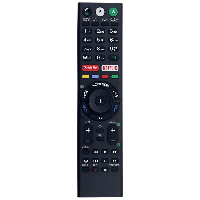 Совместимо с телевизорами Sony моделей KD-43XF7596, KD-43XF8096 KD-43XF8505 KD-43XF8577 KD-49XF8096. Запасные части для голосового пульта дистанционного управления RMF-TX310E