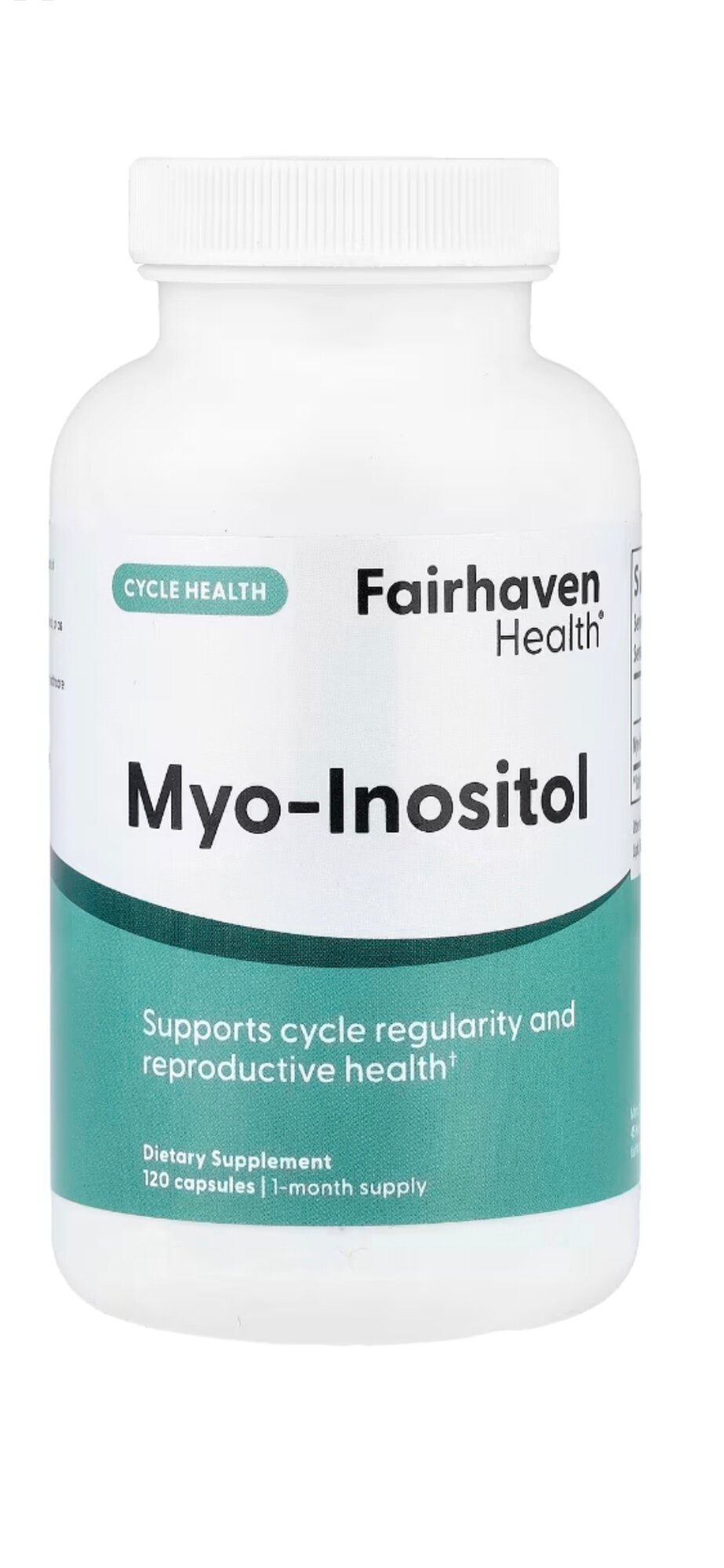 Мио-Инозитол, для женщин и мужчин, 120 капсул, Fairhaven Health