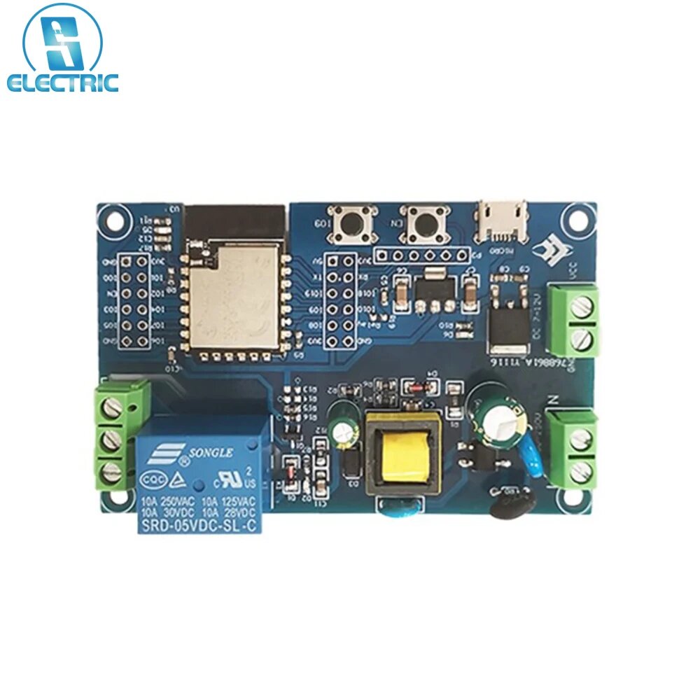 ESP32-C3 одноканальный релейный модуль IS