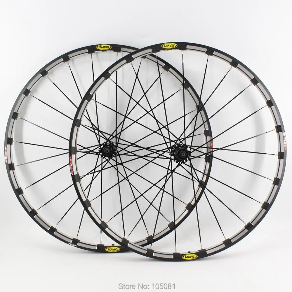 Колеса MTB 26/27.5/29" черные, алюминиевые, ThruAxle center lock
