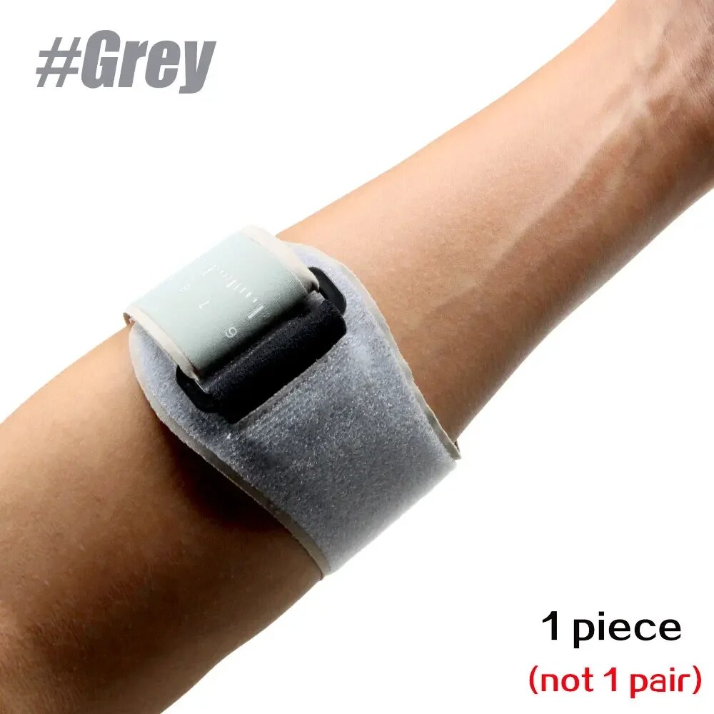 Неопреновый фиксатор локтя BraceTop для теннисного локтя Серый, Gray