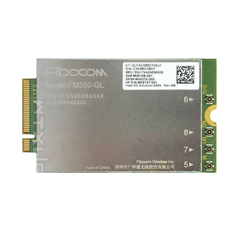 Fibocom FM350-GL-16 модуль LTE Cat16 для ноутбуков HP