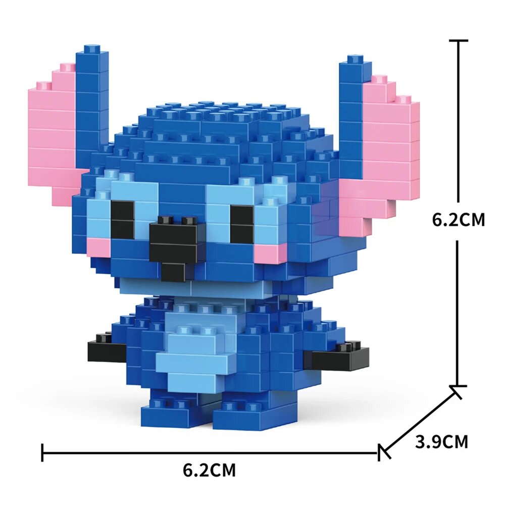 Мини-конструктор TOPTOY: животные из микроблоков Синий, JM-7241-NOBOX