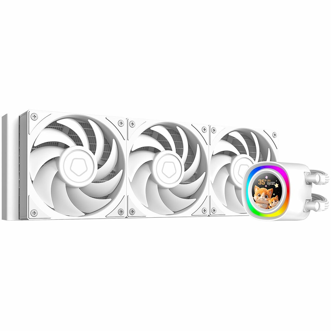 Система водяного охлаждения для ПК ID-Cooling FX360 LCD PE 120 мм A-RGB