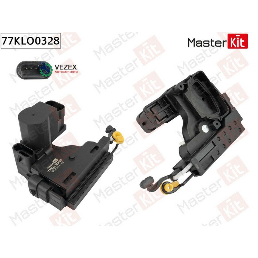 MASTERKIT 77KLO0328 Замок двери перед. прав. CHEVROLET AVEO (T250)/LACETTI (J200) 2002 - 2011
