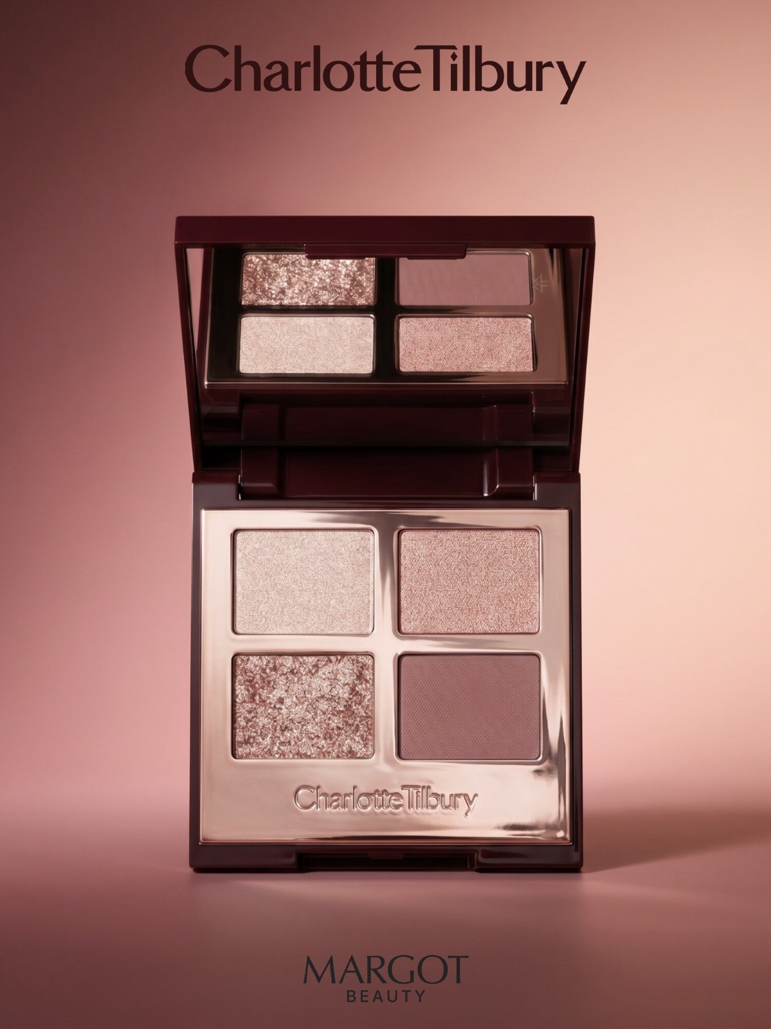 Тени CHARLOTTE TILBURY EXAGGER-EYES | палетка 4 оттенка | оригинал | 5.2 грамм