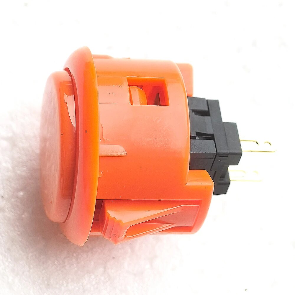 Кнопка для аркадного автомата SANWA OBSF, оранжевый, 30mm