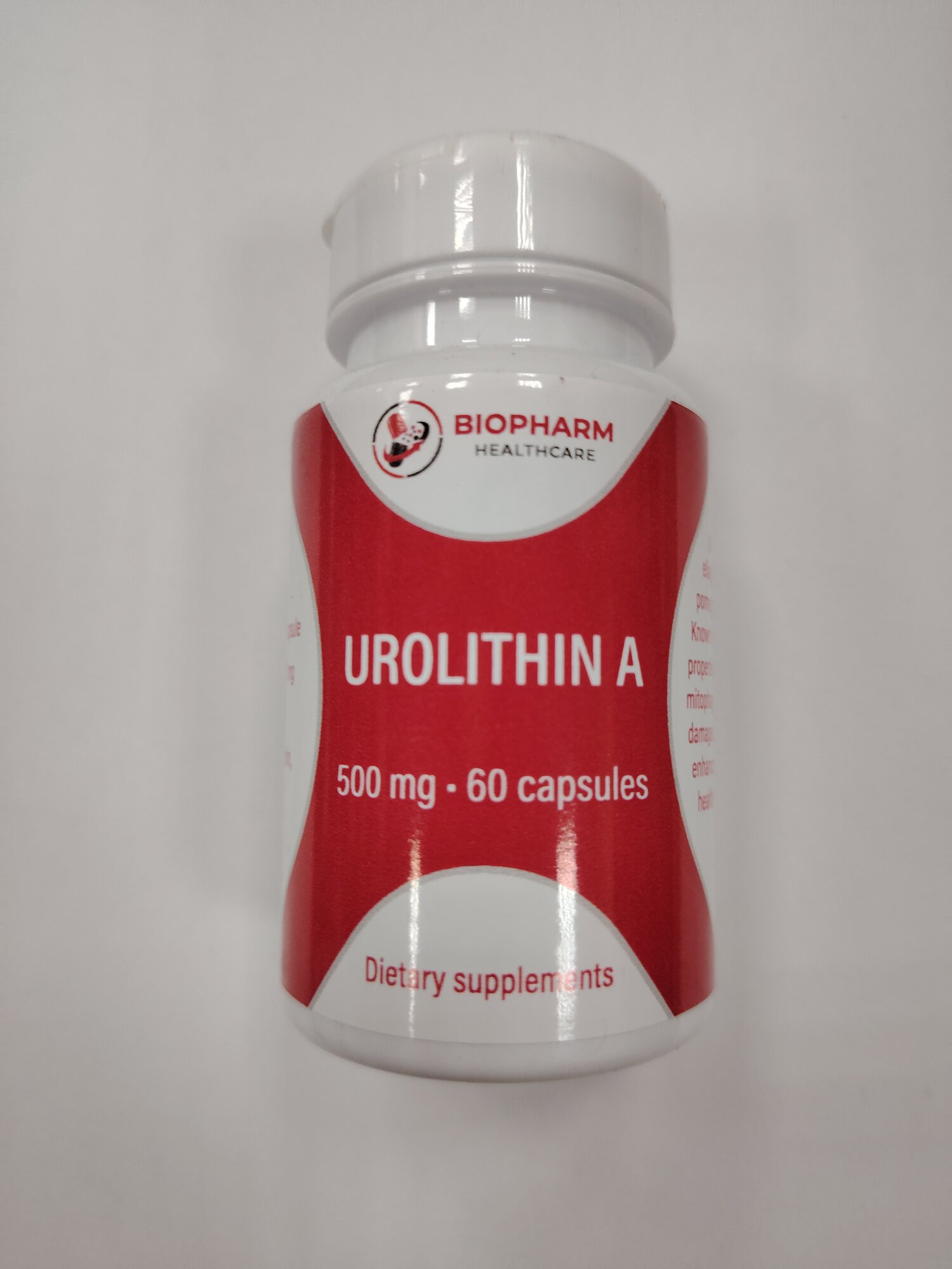 Biopharm Urolithin A 500 mg (60 капс) Уролитин А 500мг антиоксидант