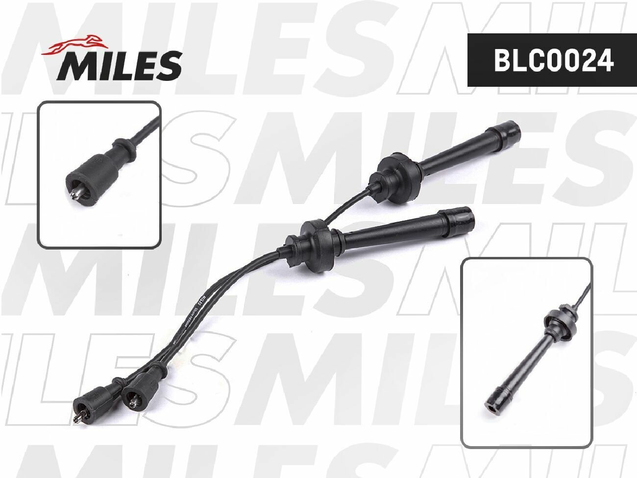 Высоковольтные провода зажигания MITSUBISHI OUTLANDER/LANCER 1.8-2.4 03-, MILES BLC0024