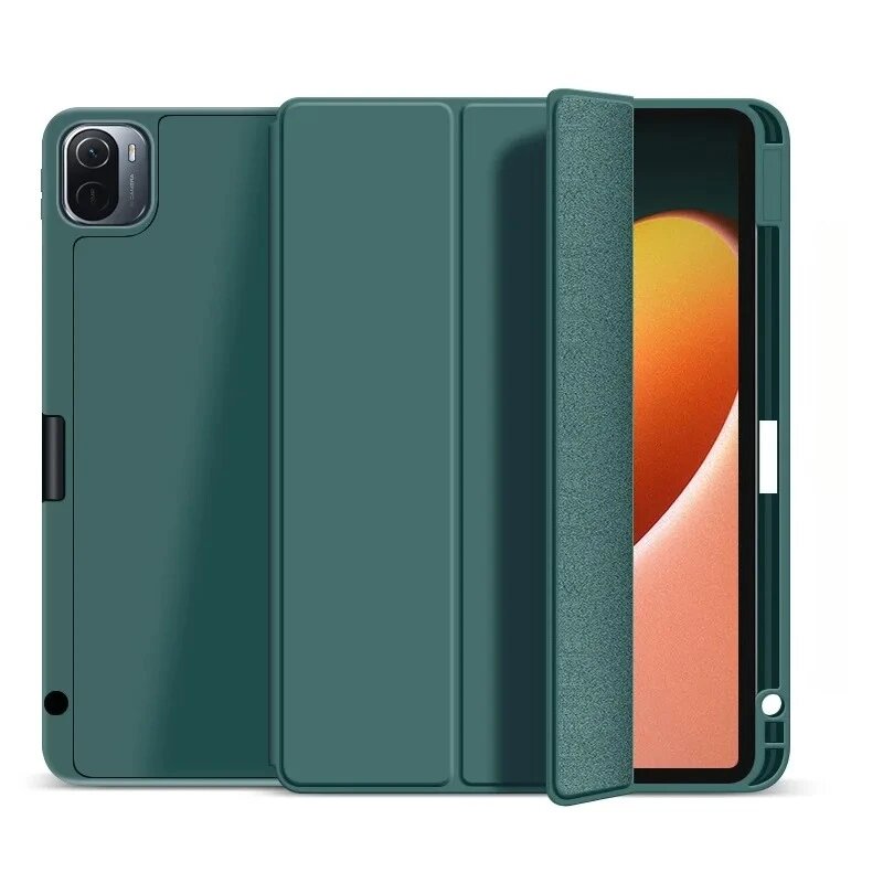 Чехол MyDuoDuo для Xiaomi Pad 5 Pro 11", TPU Mi Pad 5 Pro 11 inch, Daek Green