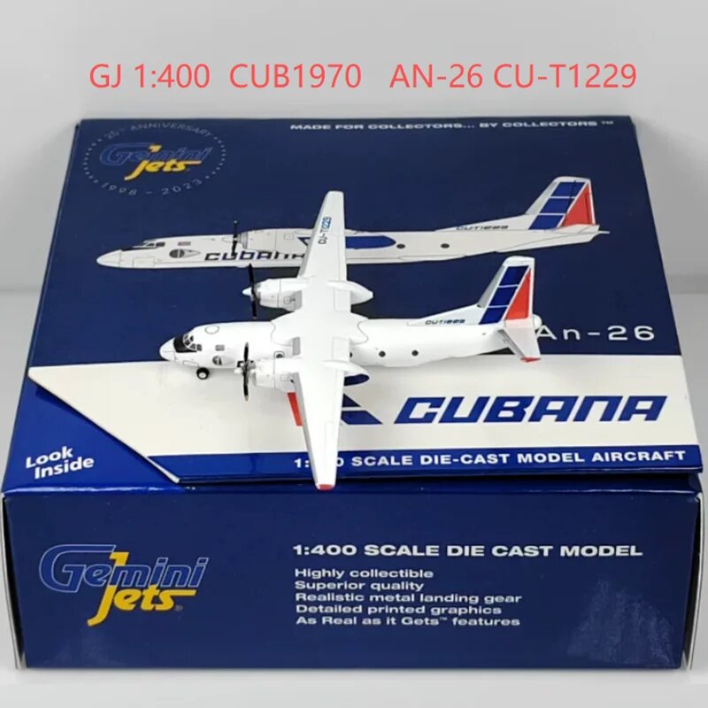 Металлическая модель самолета Ан-26 HYINUO 1:400